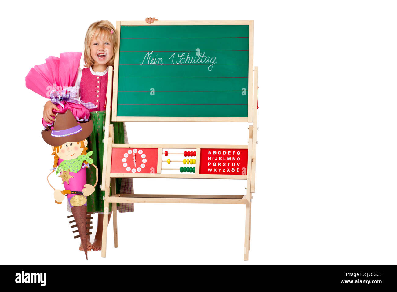 board schoolgirl schoolchild enrollment school begins laugh laughs ...