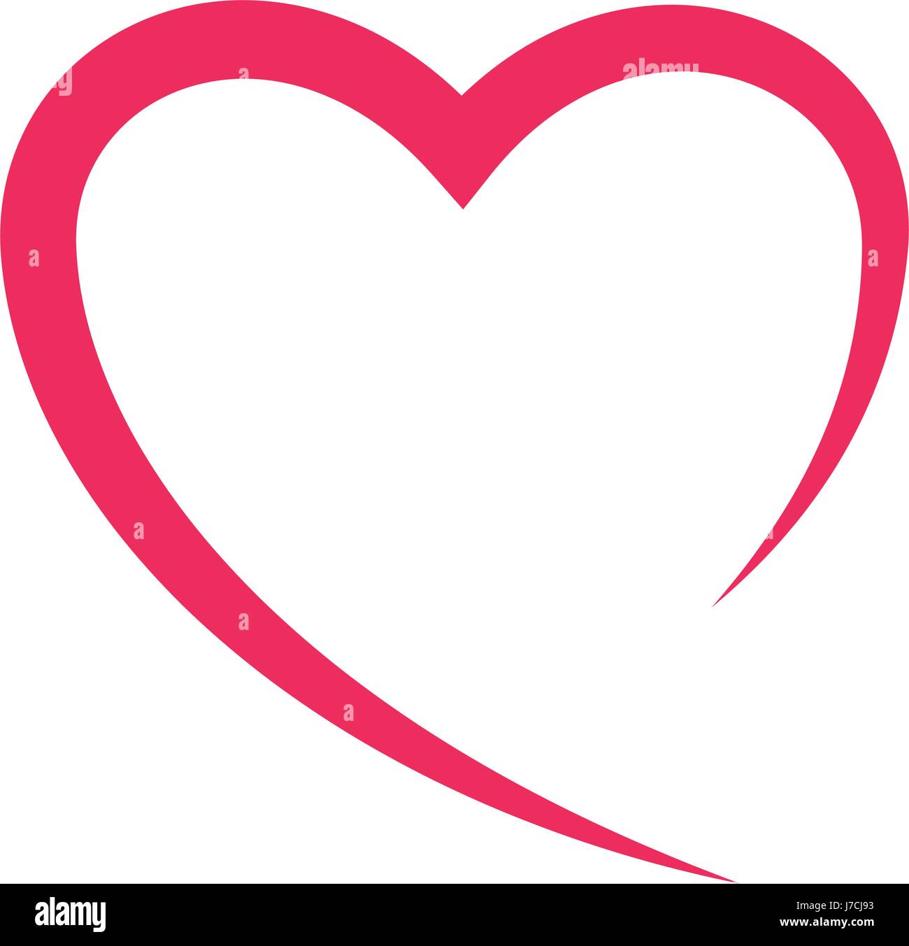 pink heart icon Stock Vector Image & Art - Alamy