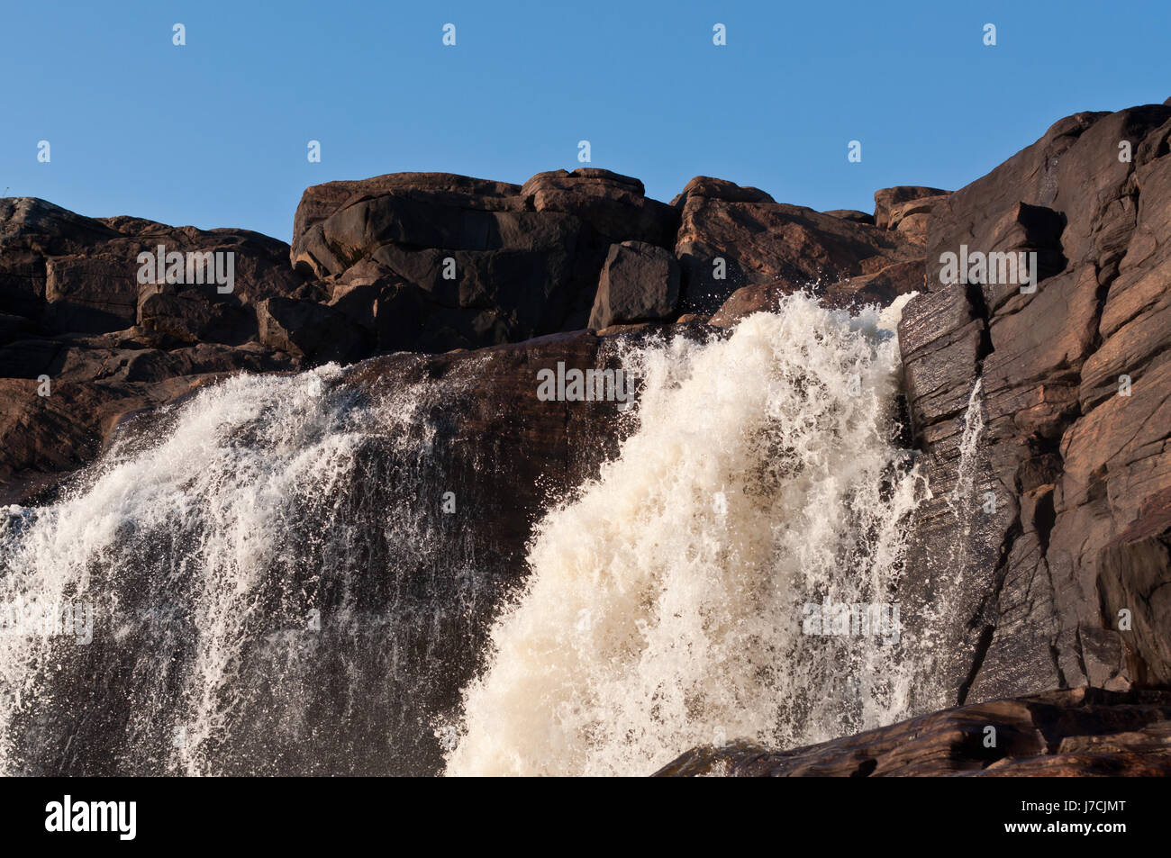 waterfall outdoors river water nature horizontal waterfall day during ...