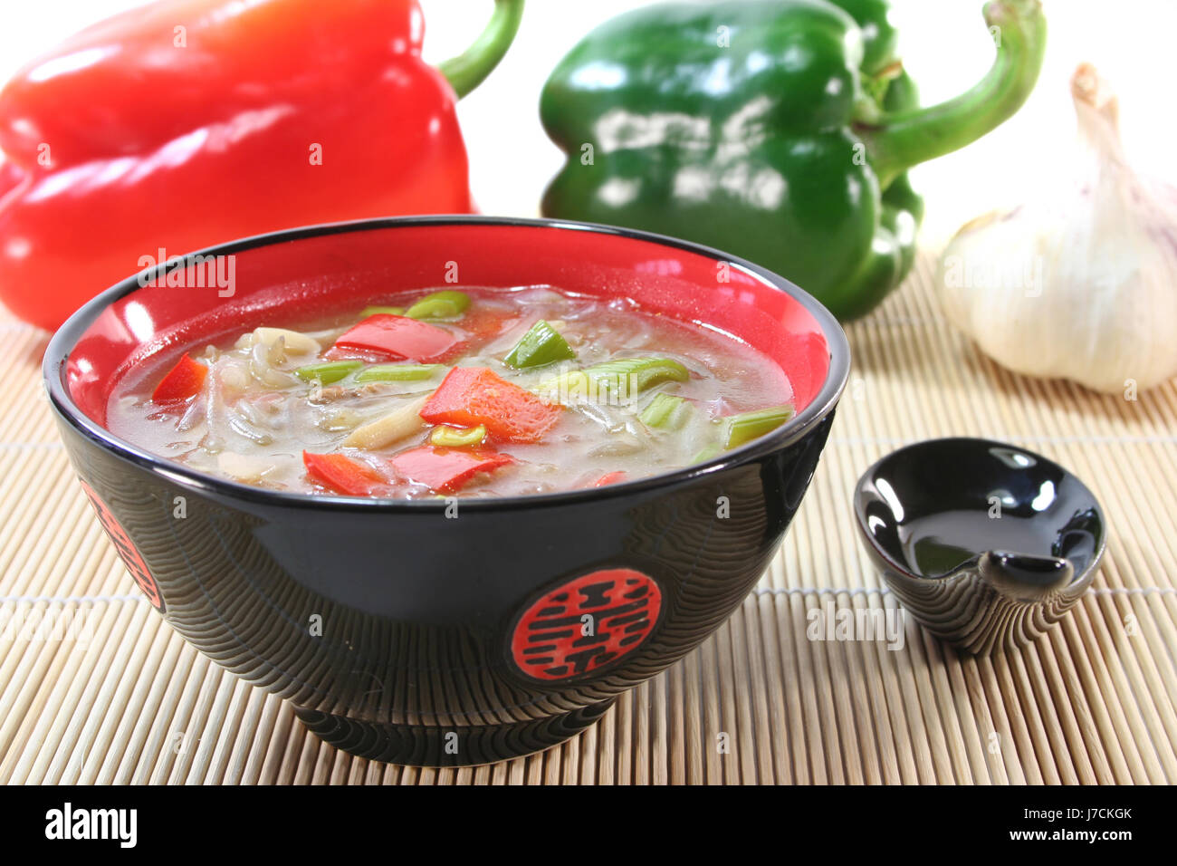 asiatic chicken starter soup food aliment asia germination asiatic ...