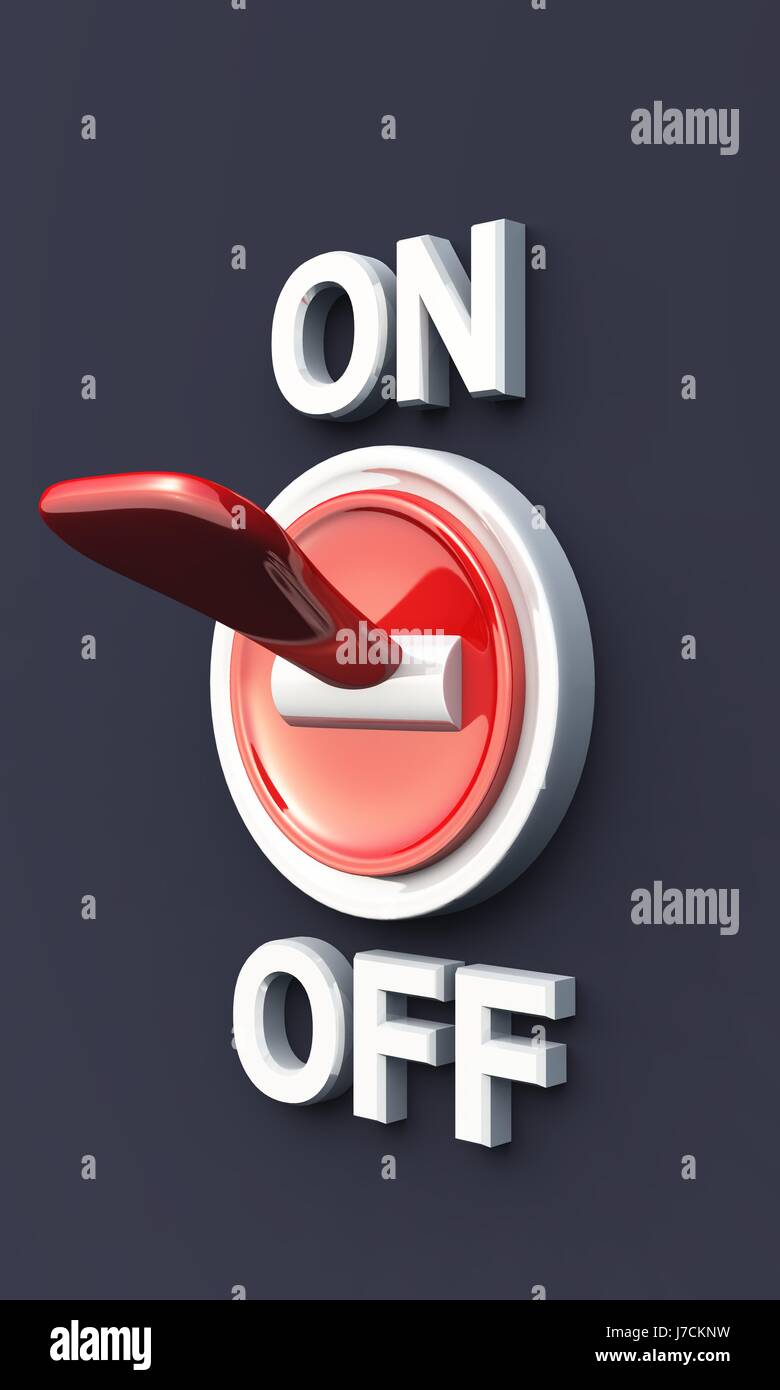 switch out toggle switch red sign signal PC computers computer object ...