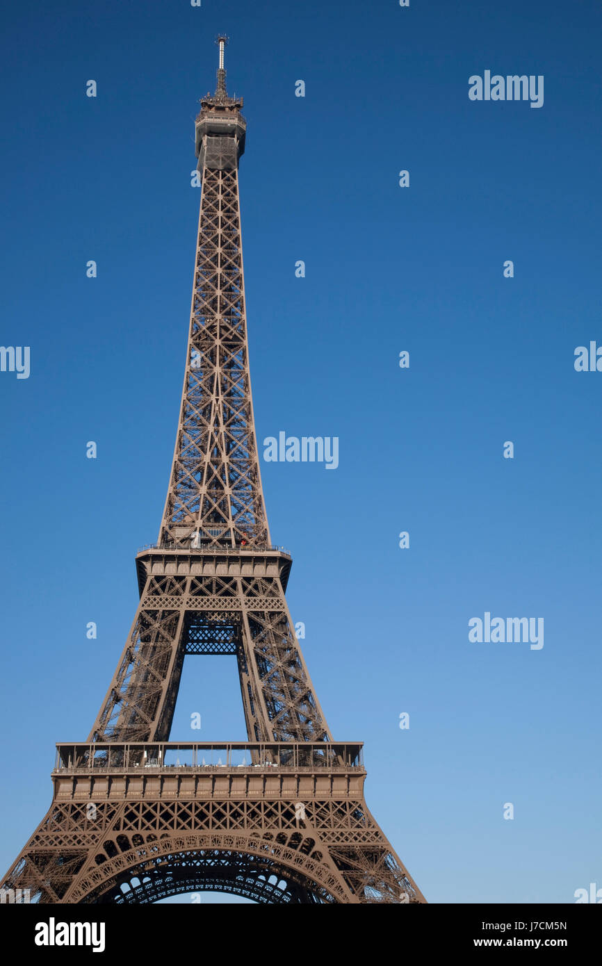 famous structure eiffel tower paris france landmark europe building ...
