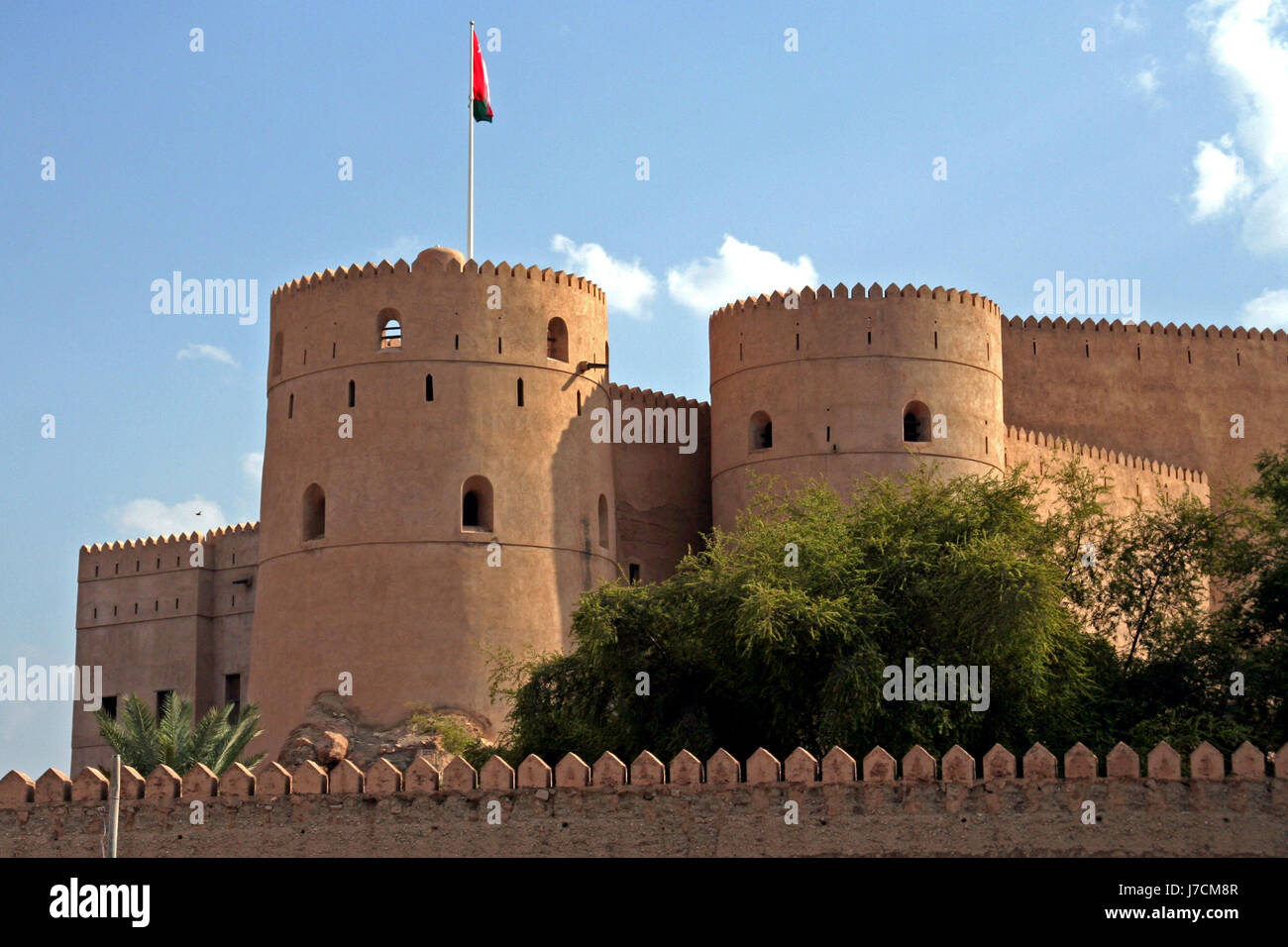 Rustaq Fort, Oman Stock Photo - Alamy