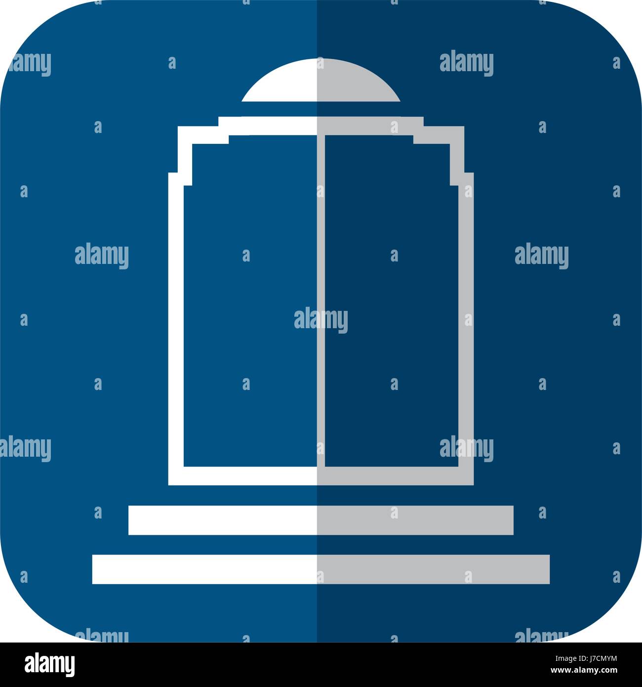 Entry of an elevator Stock Vector Images - Alamy