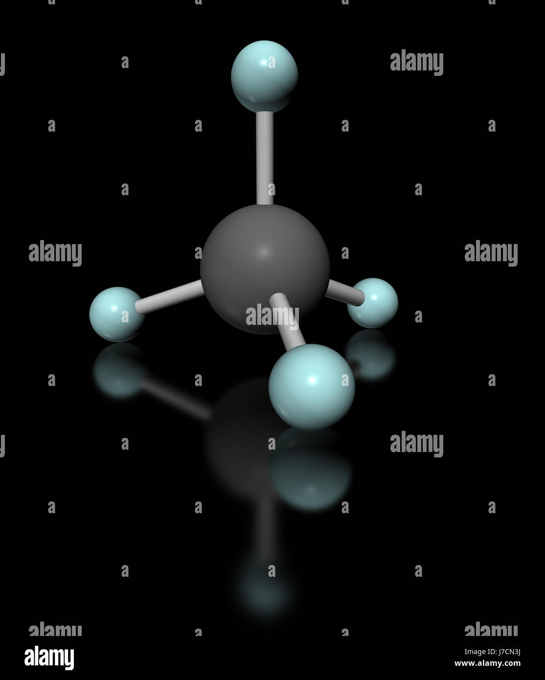 illustration fuel gas chemistry methane model isolated industrial ...