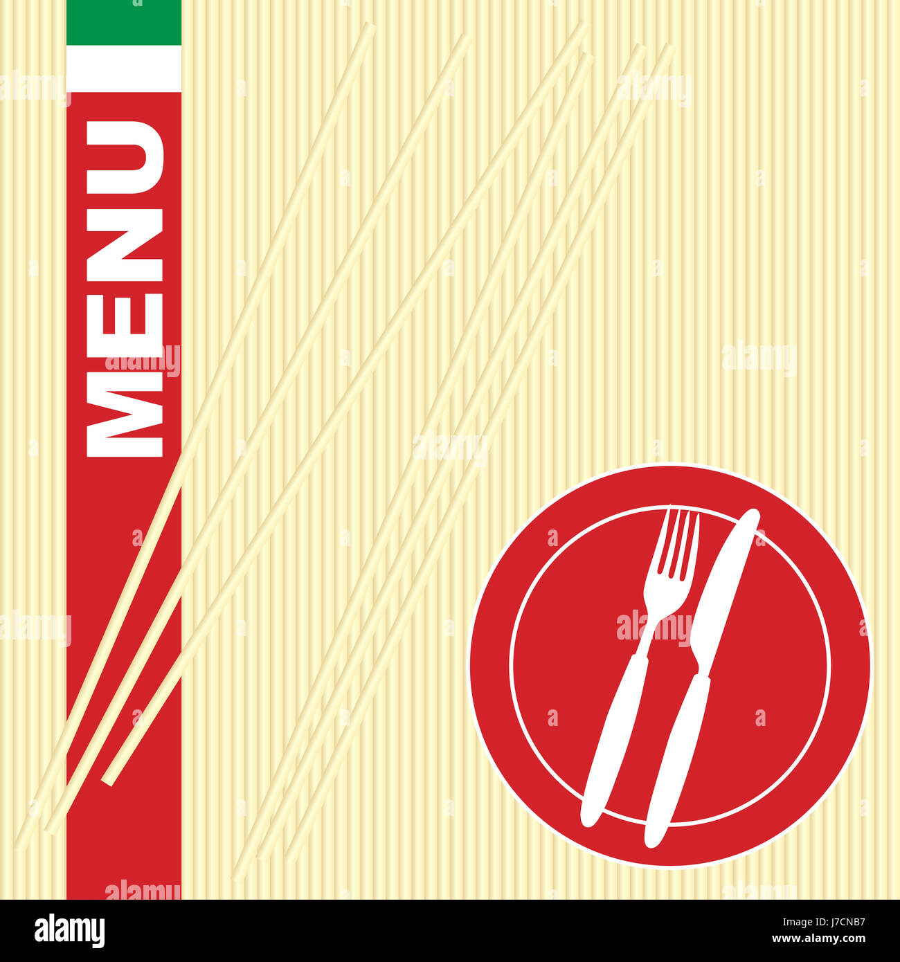 Italian Menu Background Design