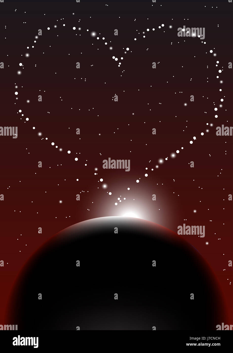 space love in love fell in love valentine star heavenly body celestial ...