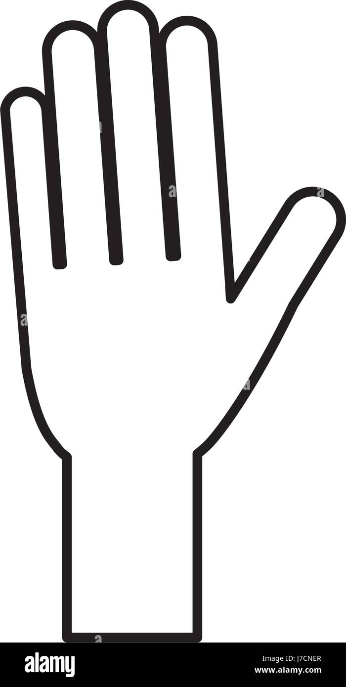 human hand icon Stock Vector Image & Art - Alamy
