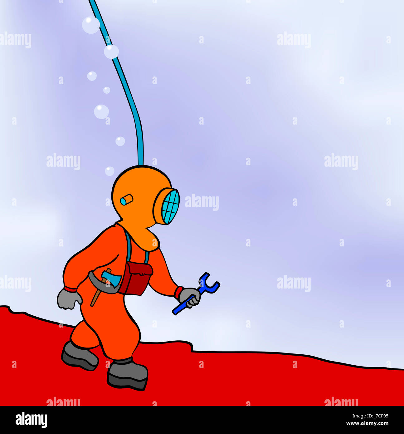 mechanic diver comics services comic hunter underwater anomalous ...