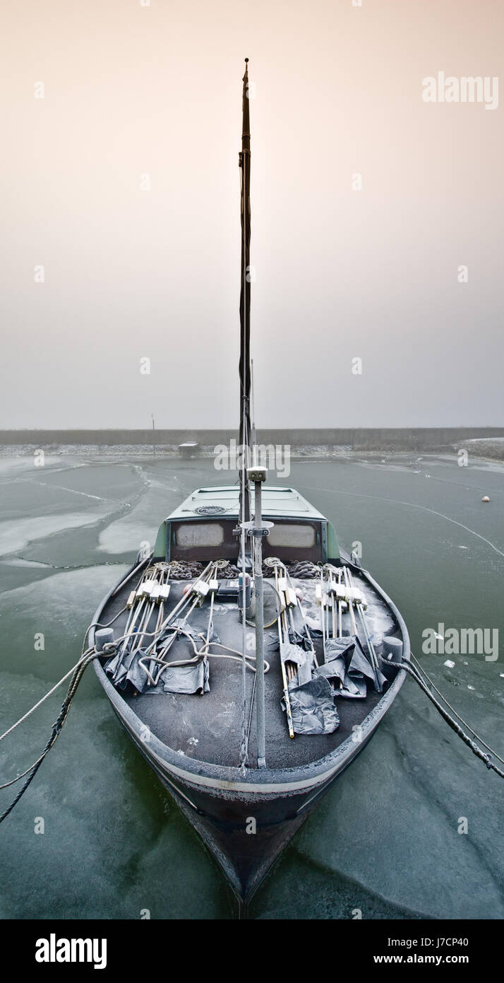 winter sail harbor netherlands sailing boat sailboat boat ship rowing ...