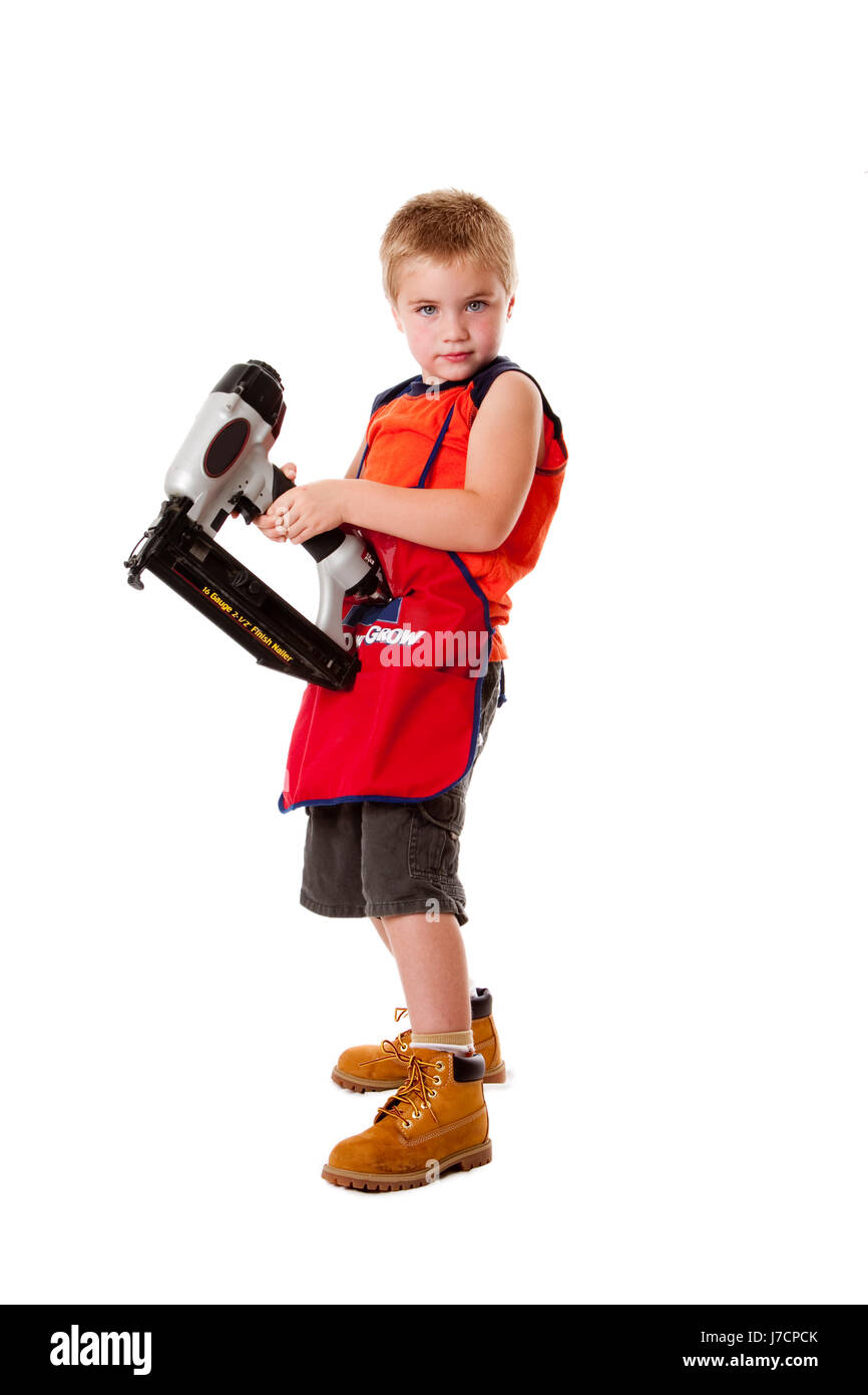 tool kid carpenter boy lad male youngster child construction tool ...