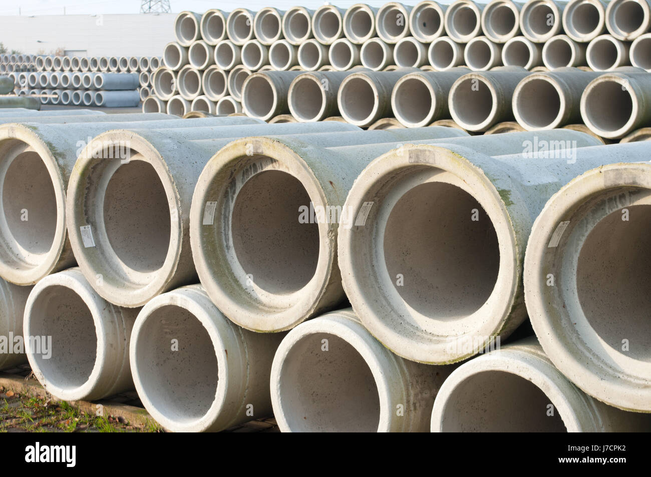 concrete tubes sewer drainage construction industry industrial round ...