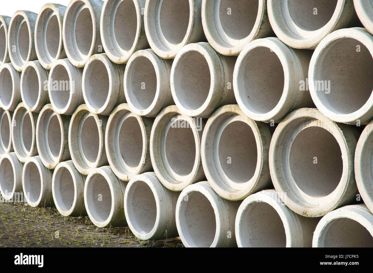 concrete tubes sewer drainage construction industry industrial round ...