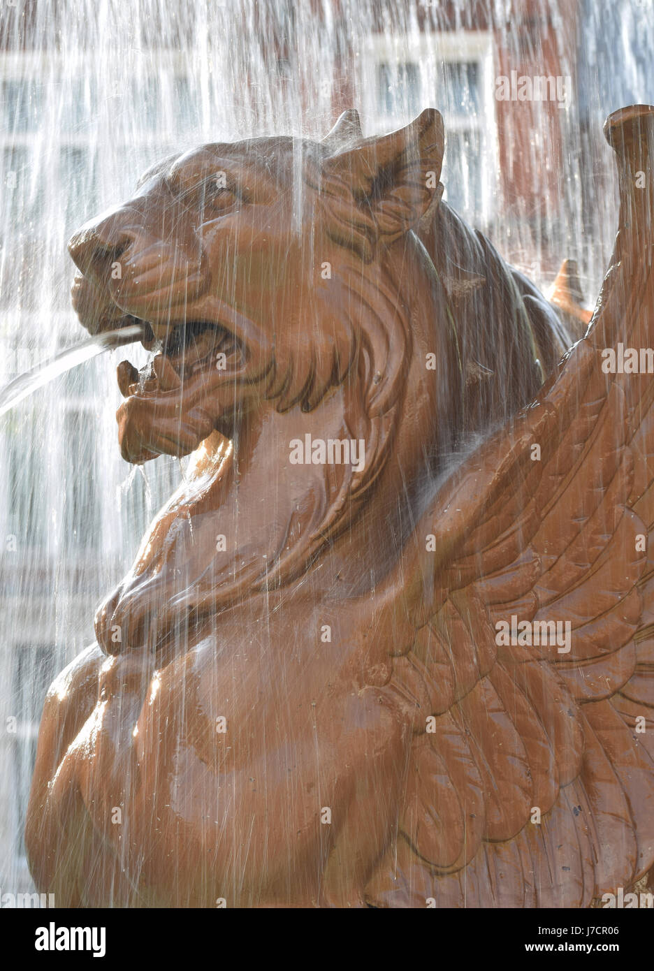 Fountain Leicester City Centre Stock Photo - Alamy