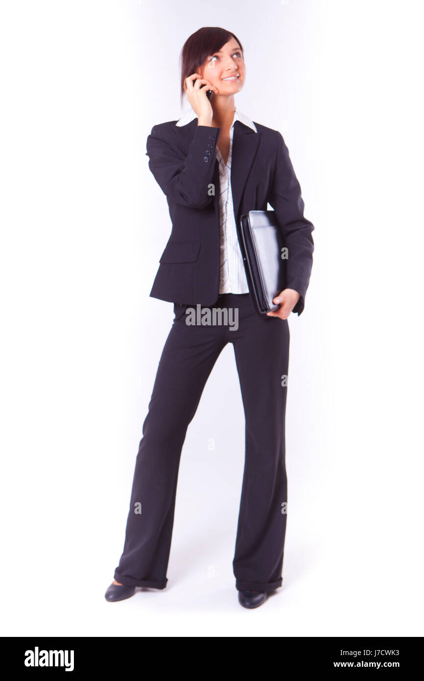 woman blue career blazer work job labor woman telephone phone career ...
