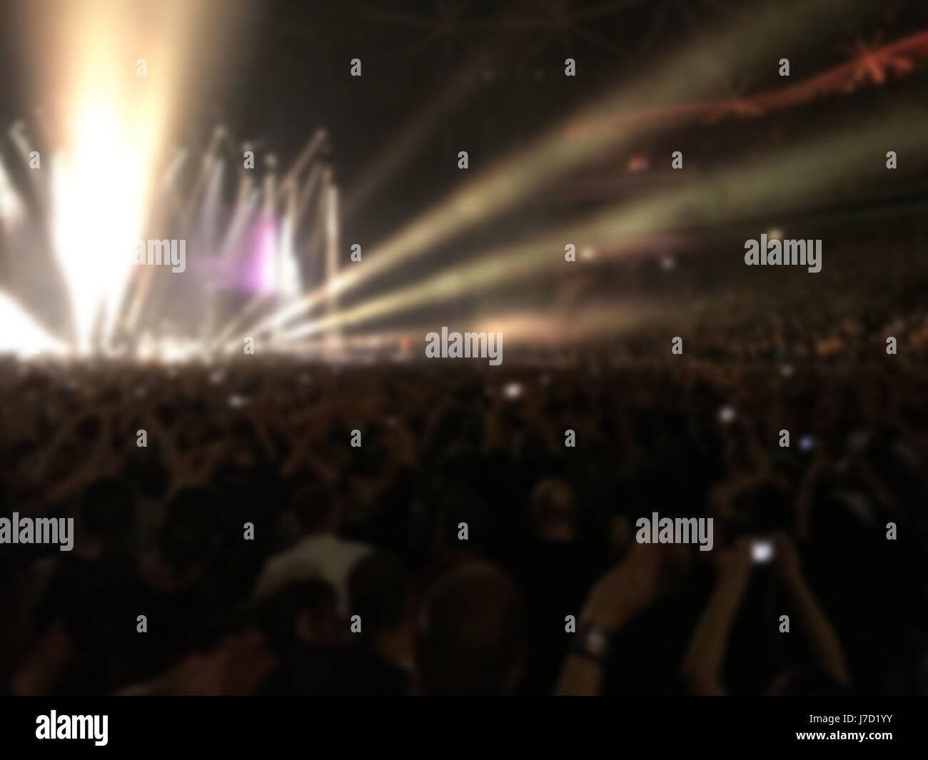 blurred concert background light show Stock Photo - Alamy