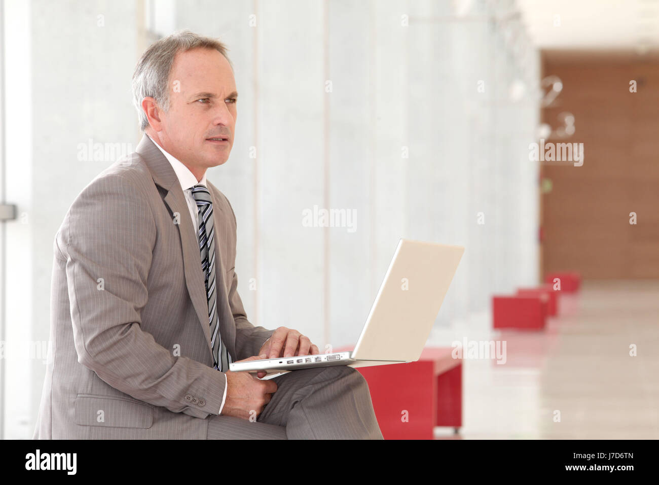 wait waiting hall laptop notebook computers computer laugh laughs ...