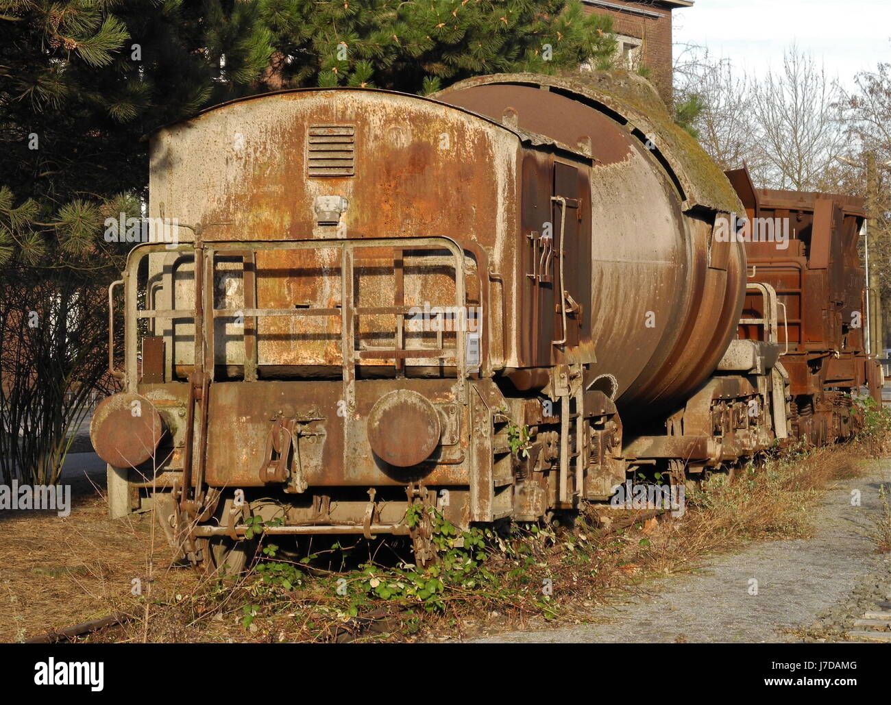 liquid iron transport wagon Stock Photo - Alamy