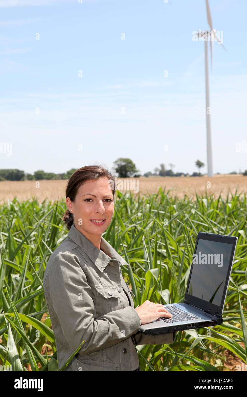 woman laptop notebook computers computer food aliment job agricultural ...