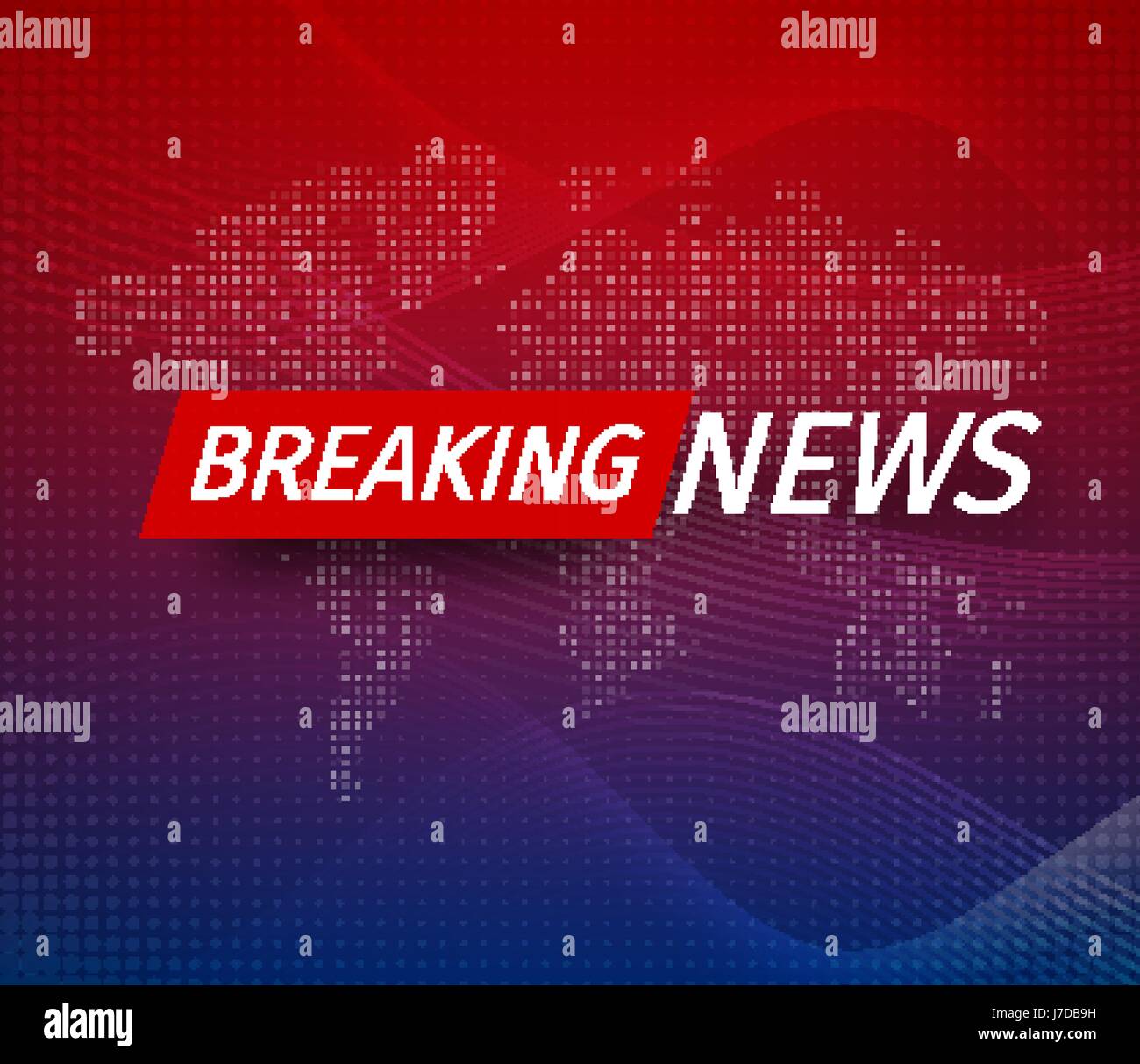 Announcement and a message line with a message about the latest news on ...