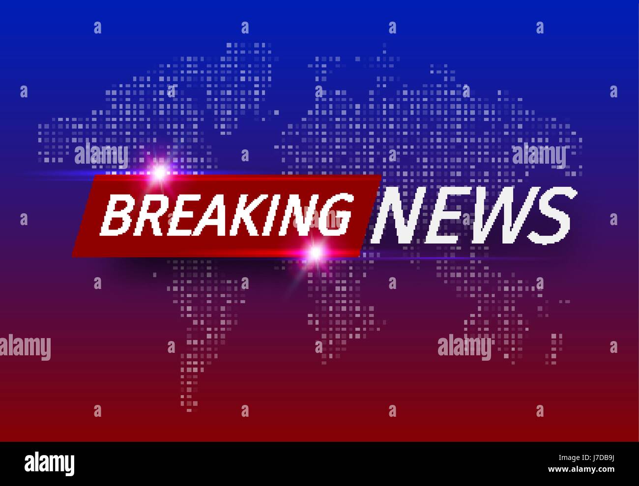 Announcement and a message line with a message about the latest news on ...