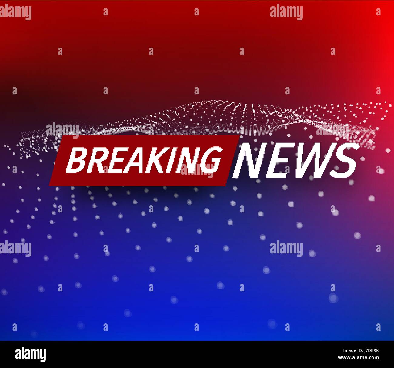 Announcement and a message line with a message about the latest news on ...