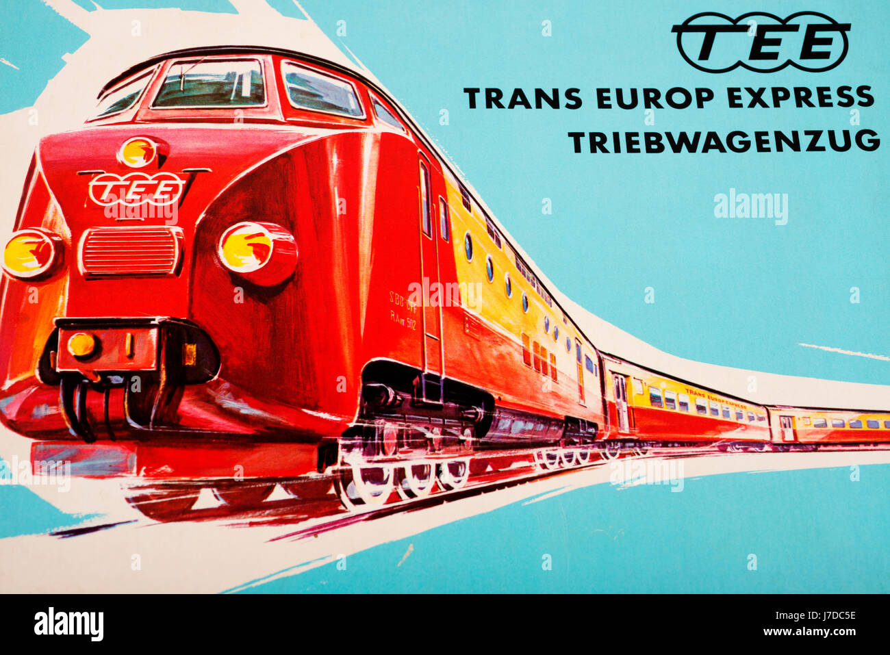 Marklin Trans Europ Express toy train Stock Photo - Alamy