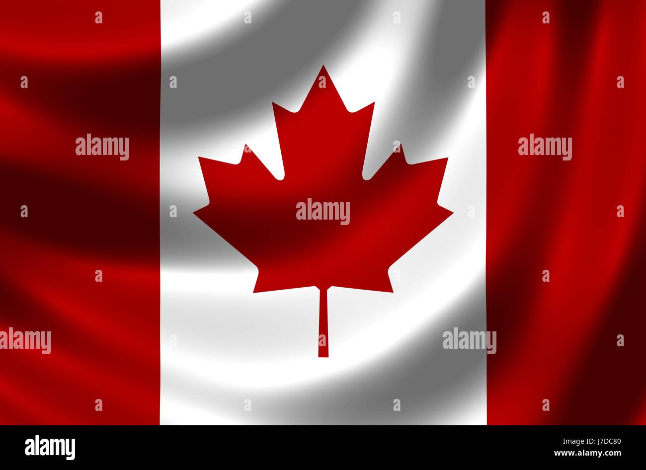 national flag of canada Stock Photo - Alamy