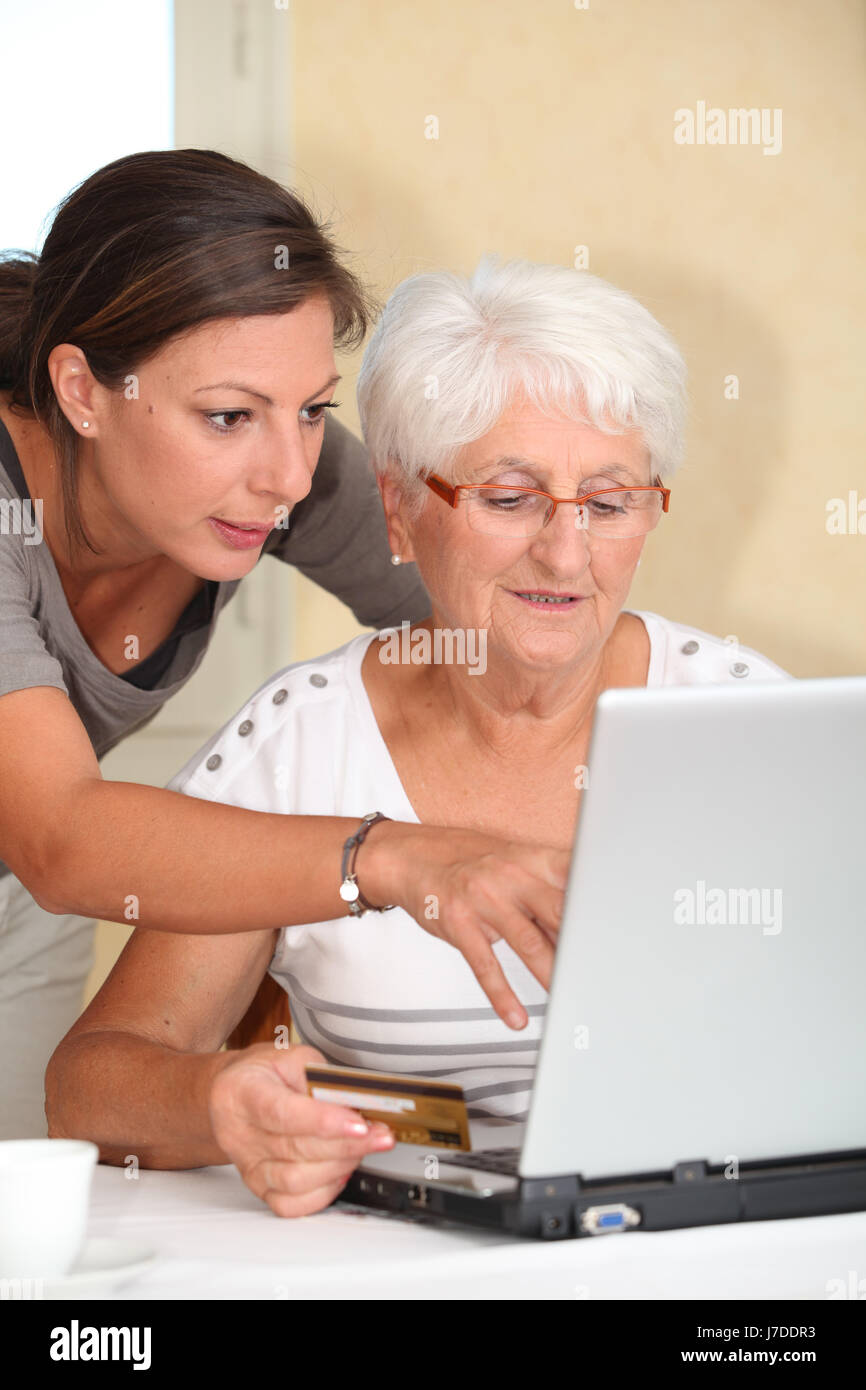 woman laptop notebook computers computer shopping vertical payment ...