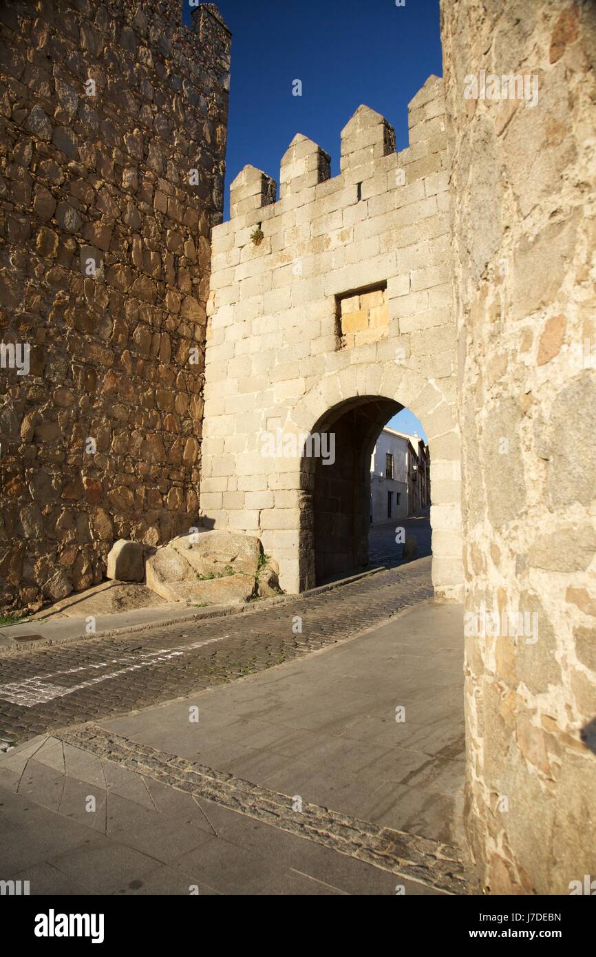 monument stone spain wall fortification castle landmark chateau tower ...