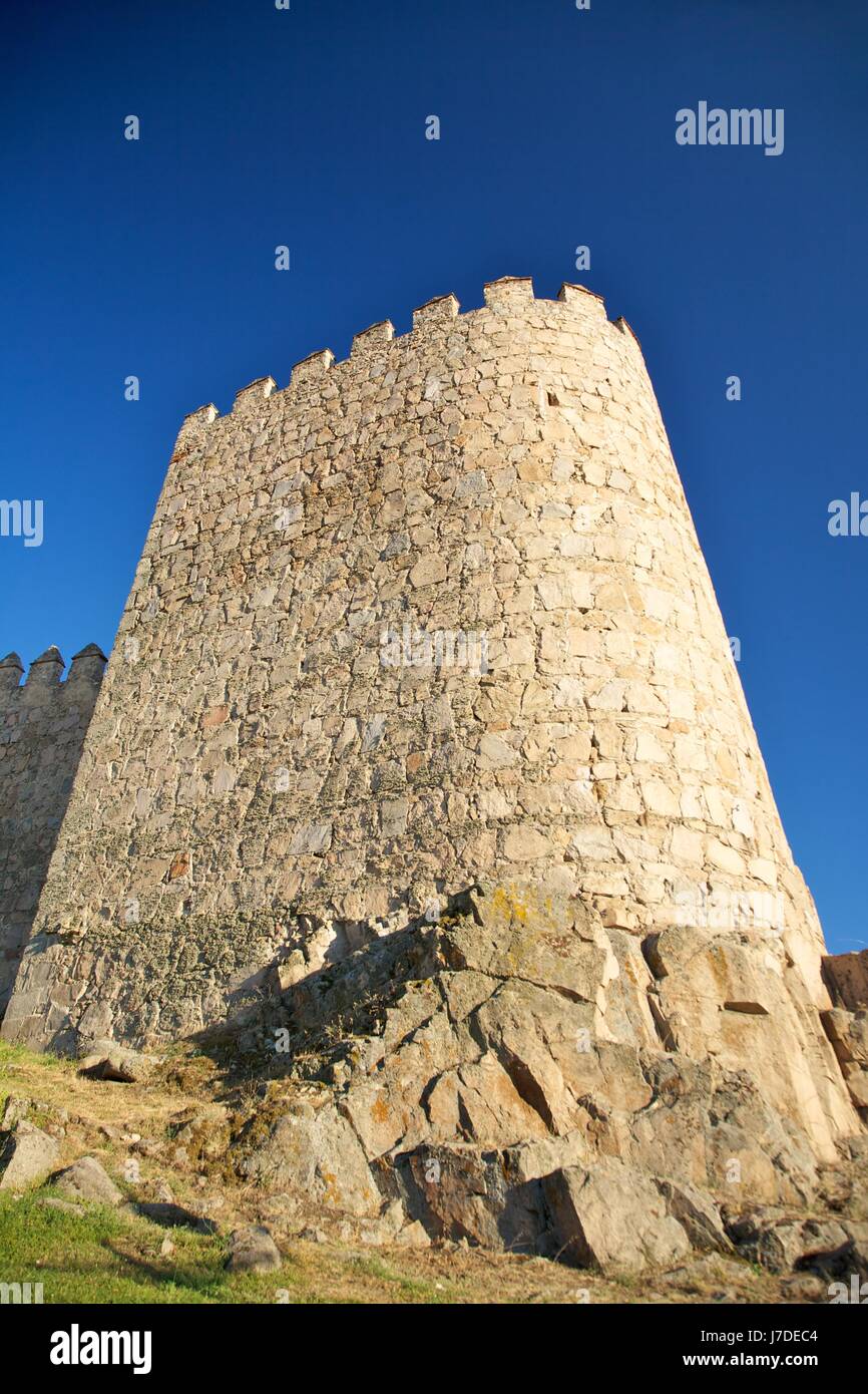 monument stone spain wall fortification castle landmark chateau tower ...