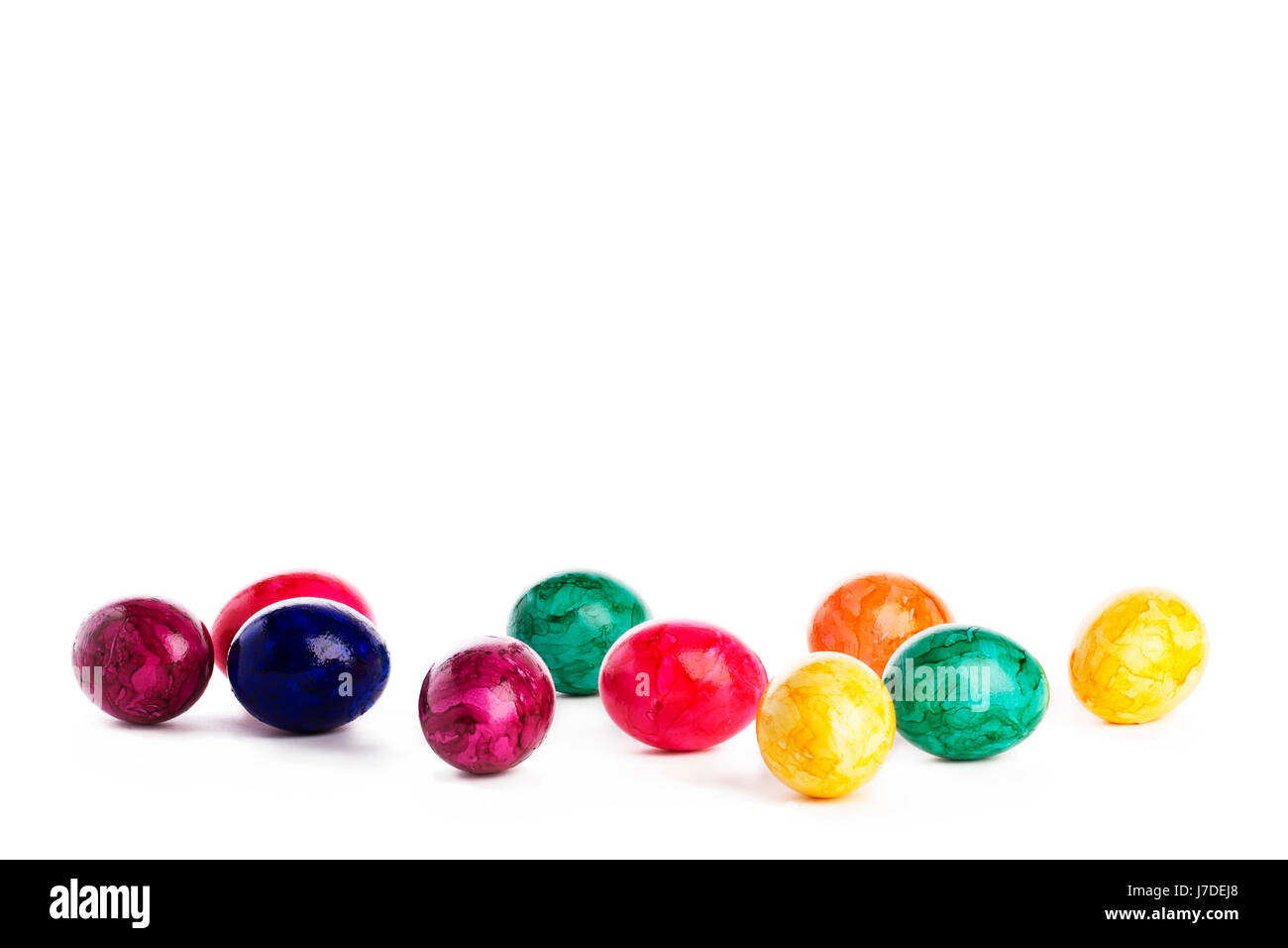 many colorful easter eggs Stock Photo - Alamy