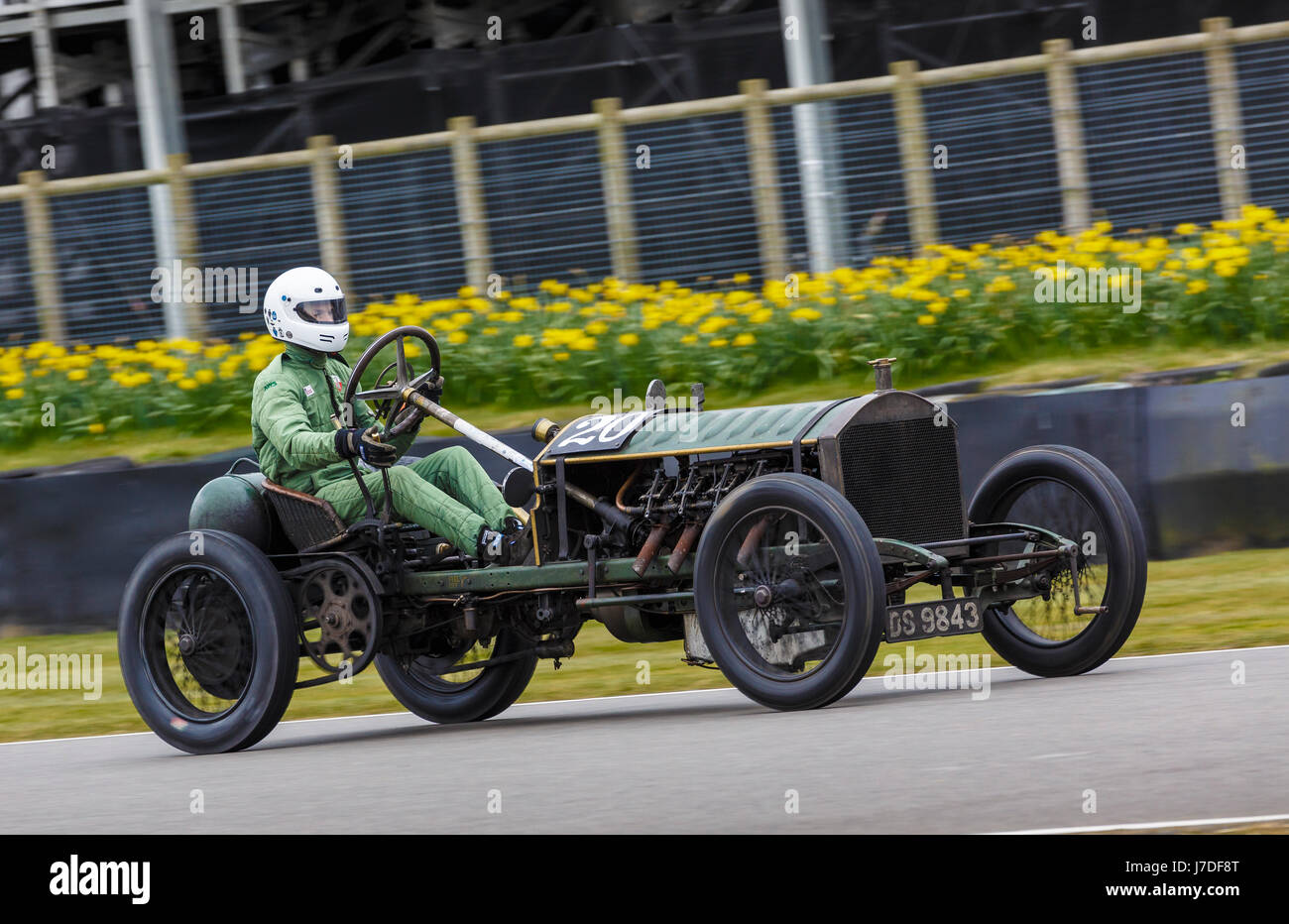 1913 Monarch Special with driver Ben Collings during the S.F. Edge ...