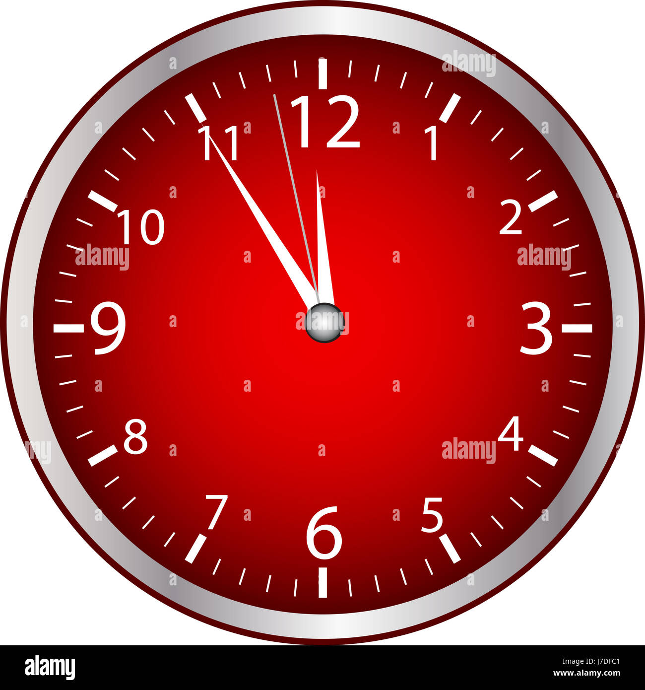 illustration of a clock Stock Photo - Alamy
