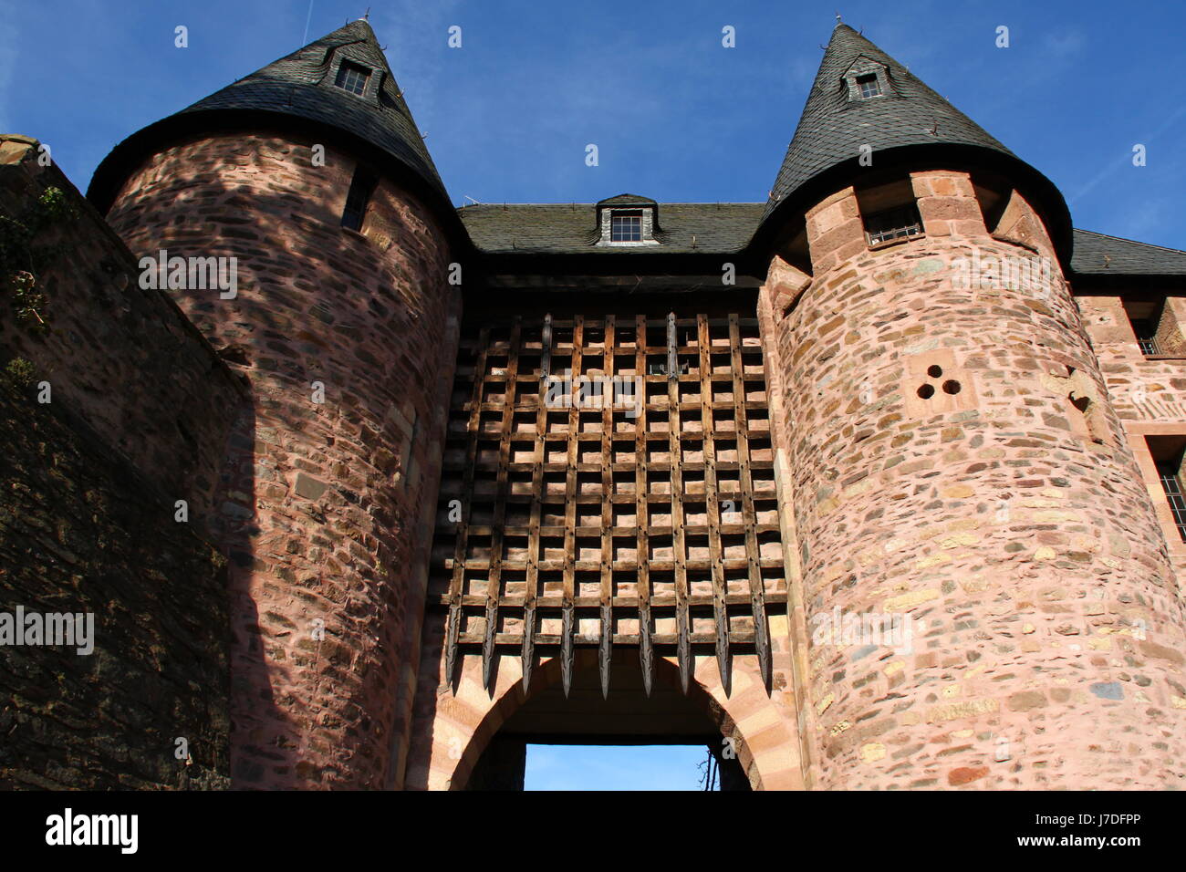 castle in heimbach Stock Photo - Alamy