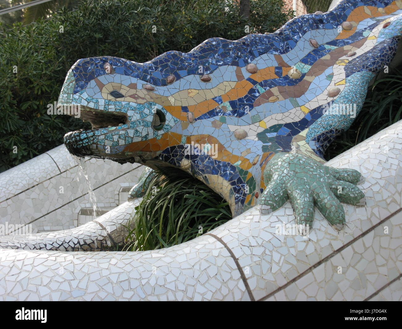 animal representation in park gell Stock Photo - Alamy