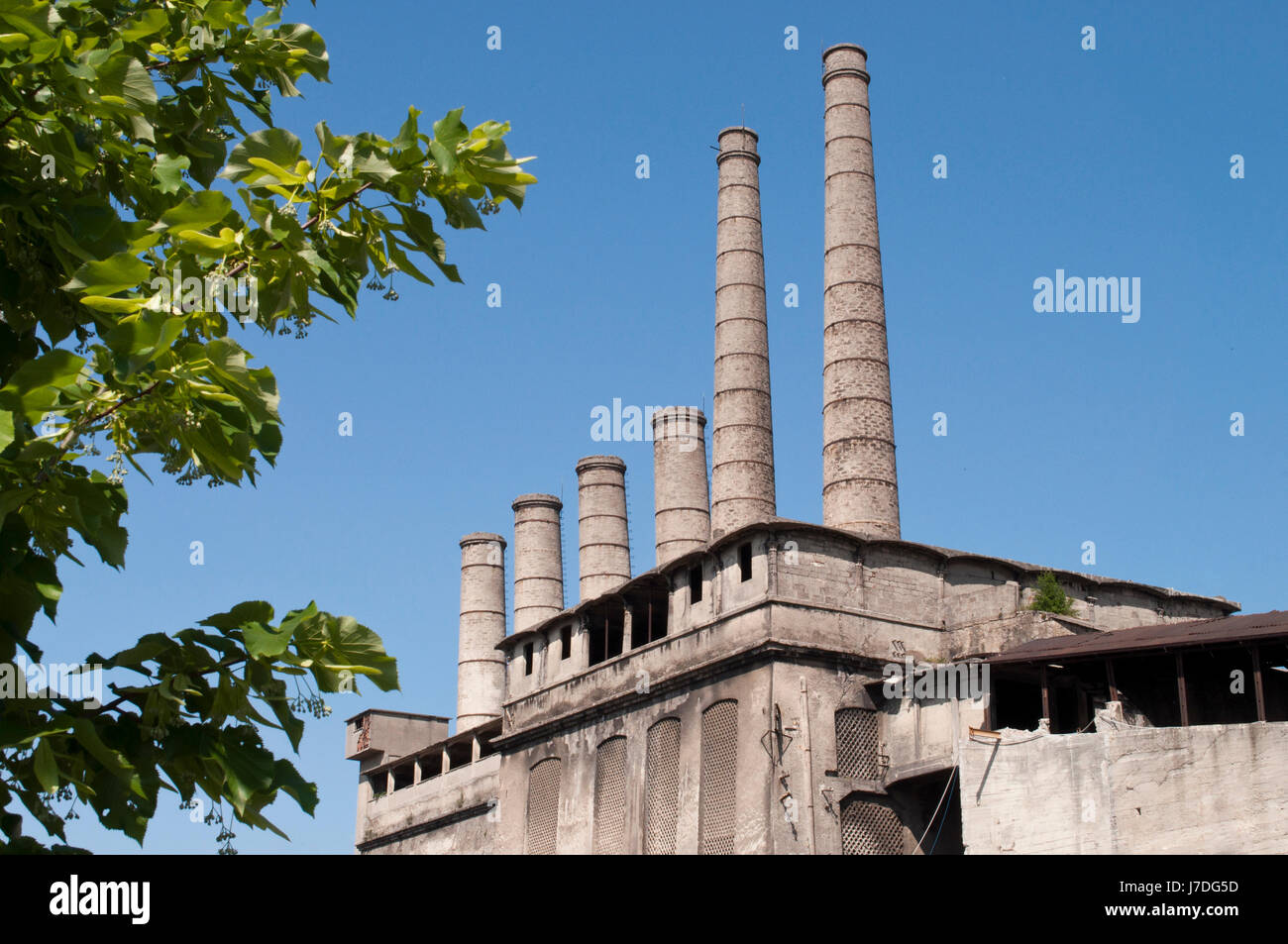 industrial work factory pollution furnace chimneys old chimney ...