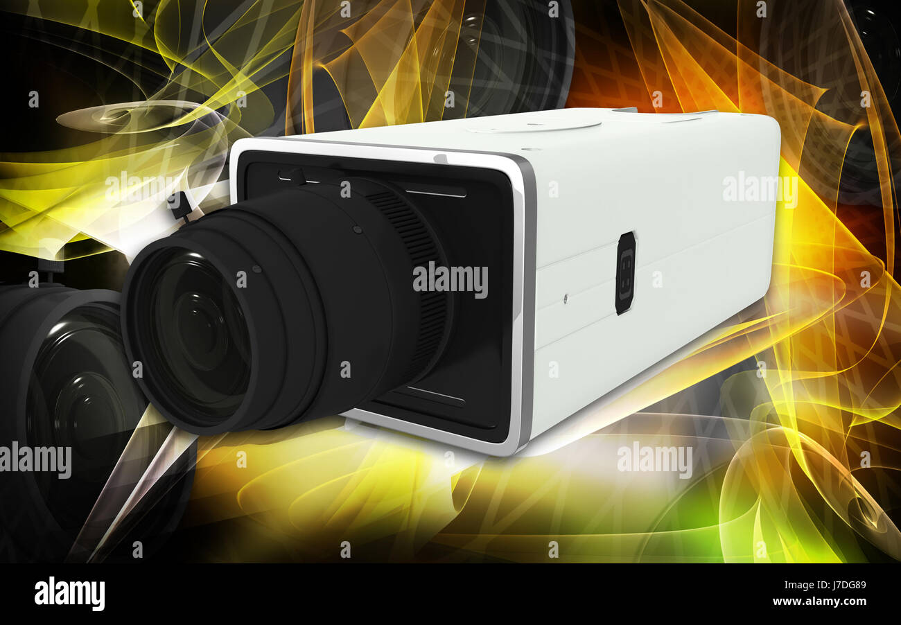 object graphics colour three-dimensional photo camera illustration ...