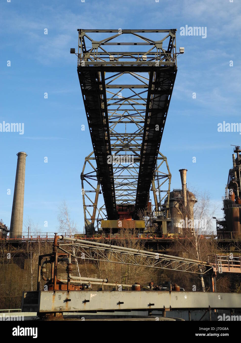 a crane bridge out of order Stock Photo - Alamy