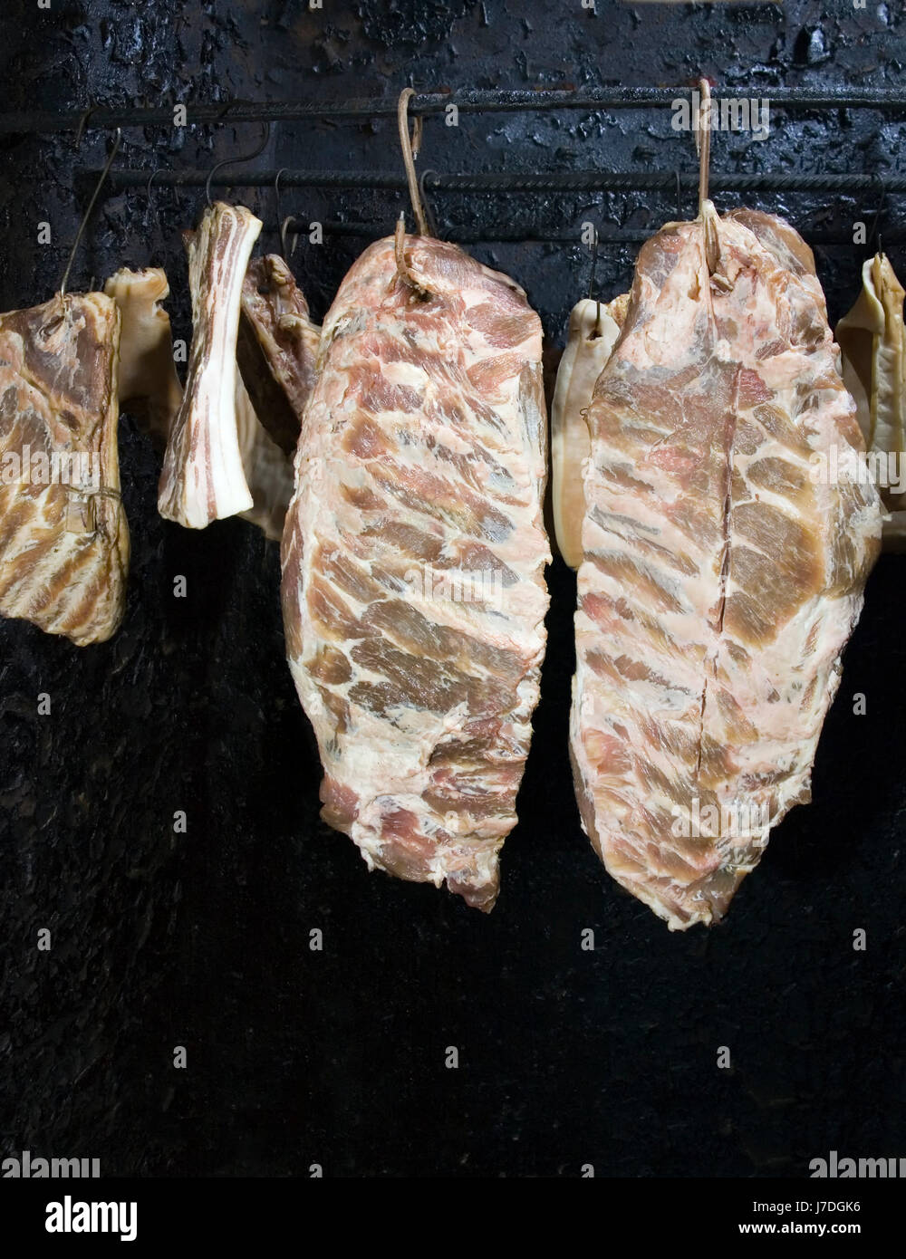 food aliment smokehouse drying meat desiccation pork smoke smoking ...