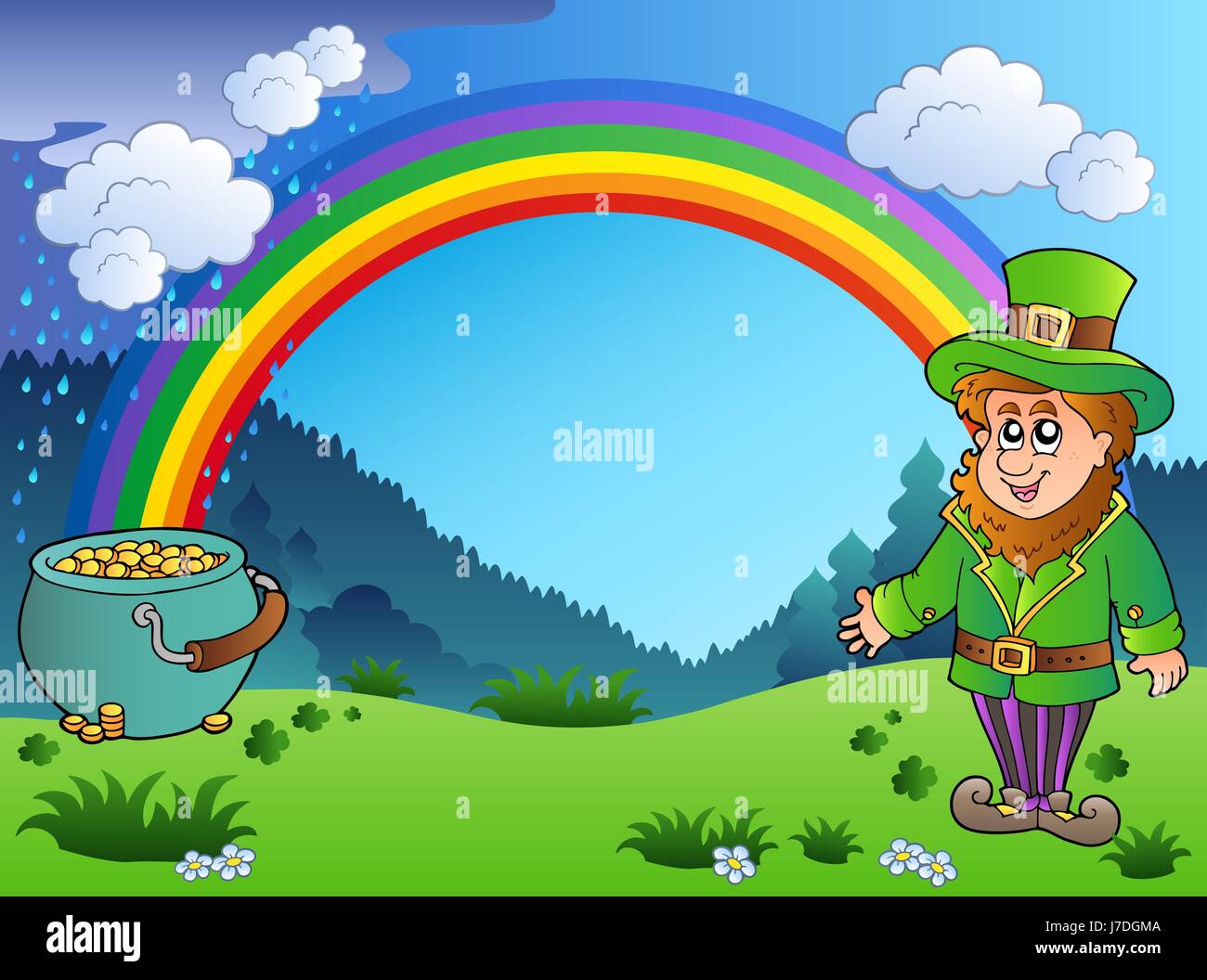 Cartoon Bouncing Spring