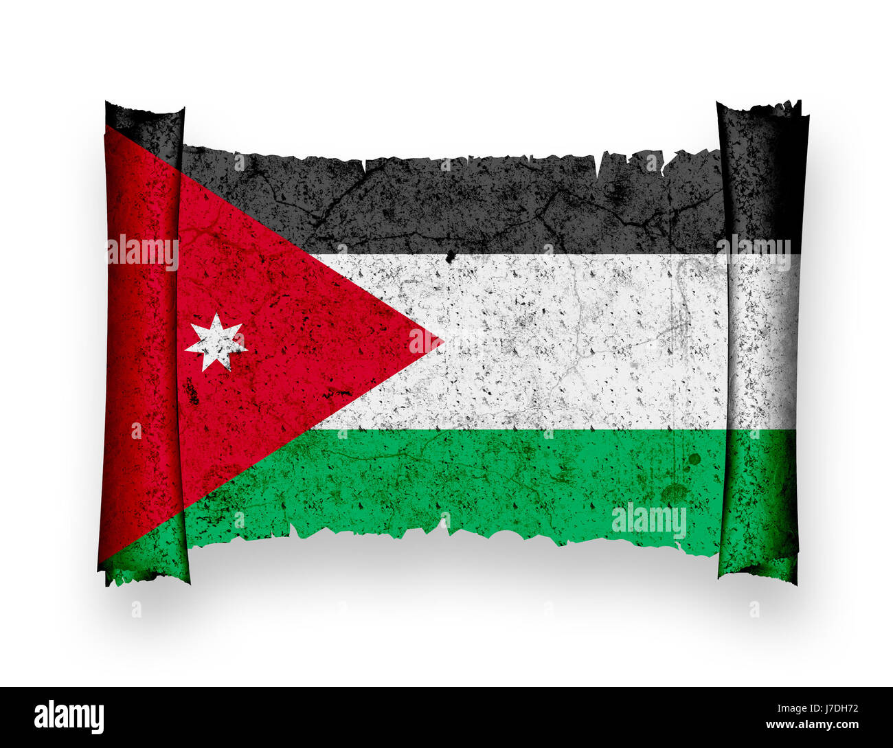 flag of jordan Stock Photo - Alamy