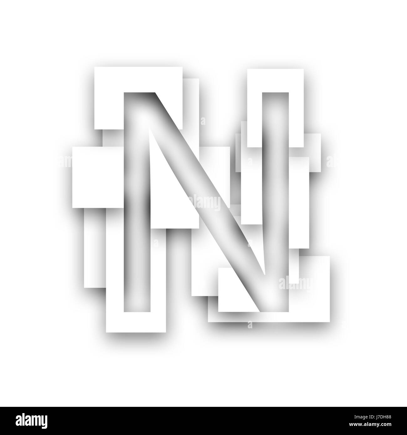 Letter n Black and White Stock Photos & Images - Alamy