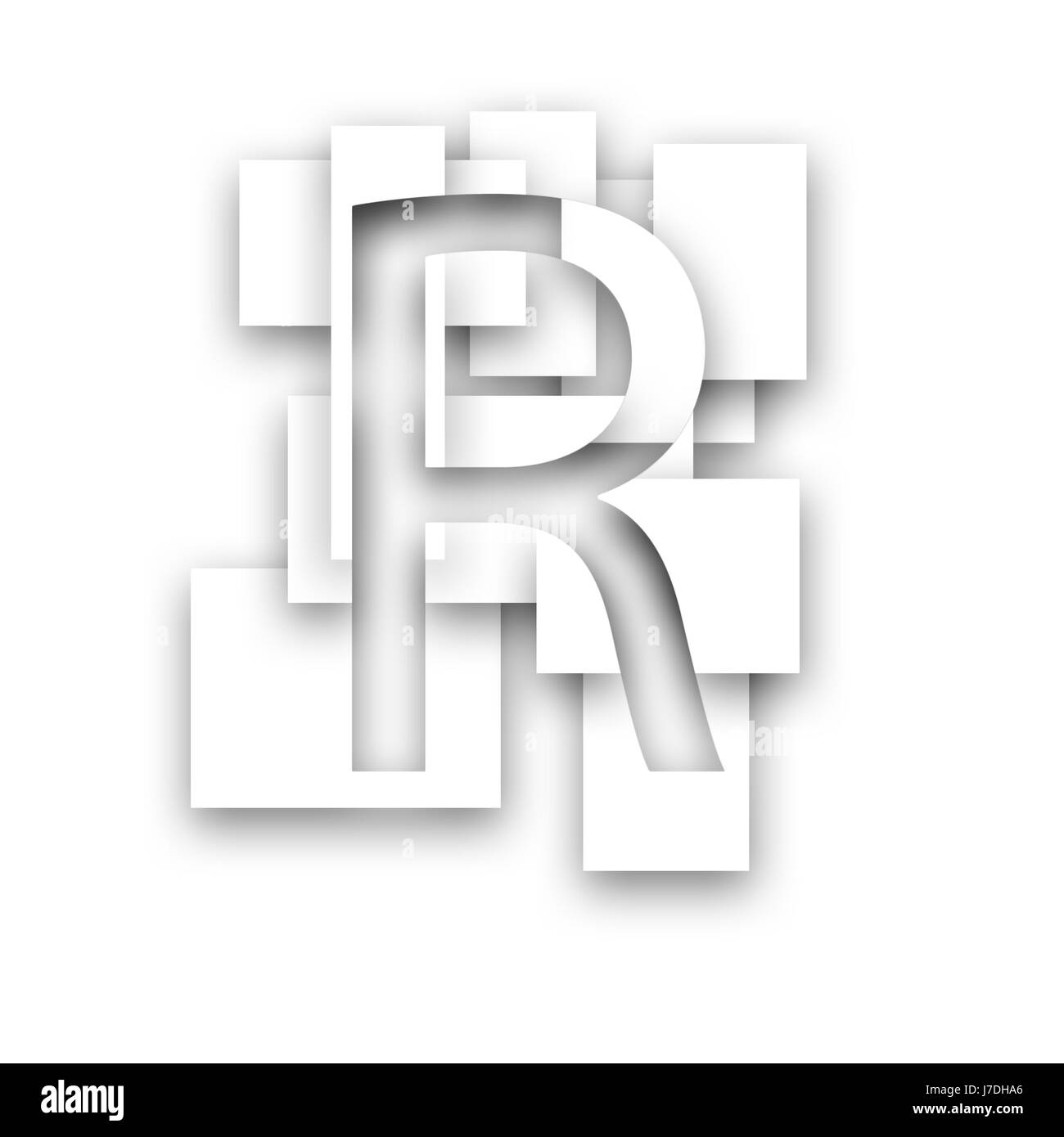 R letter Black and White Stock Photos & Images - Alamy