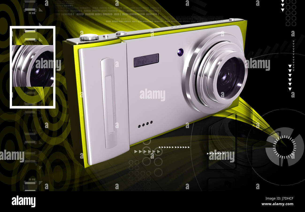 close object graphics colour modern modernity green silver look ...