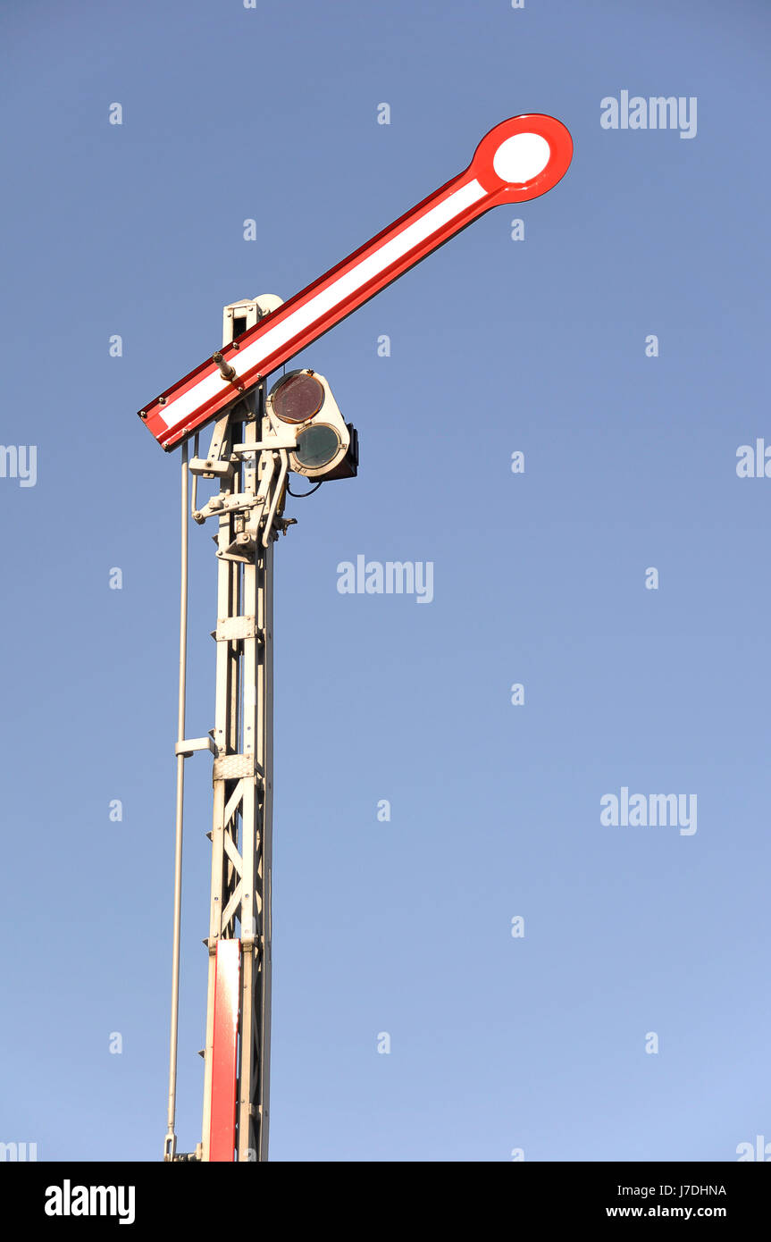 Train signal hi-res stock photography and images - Alamy