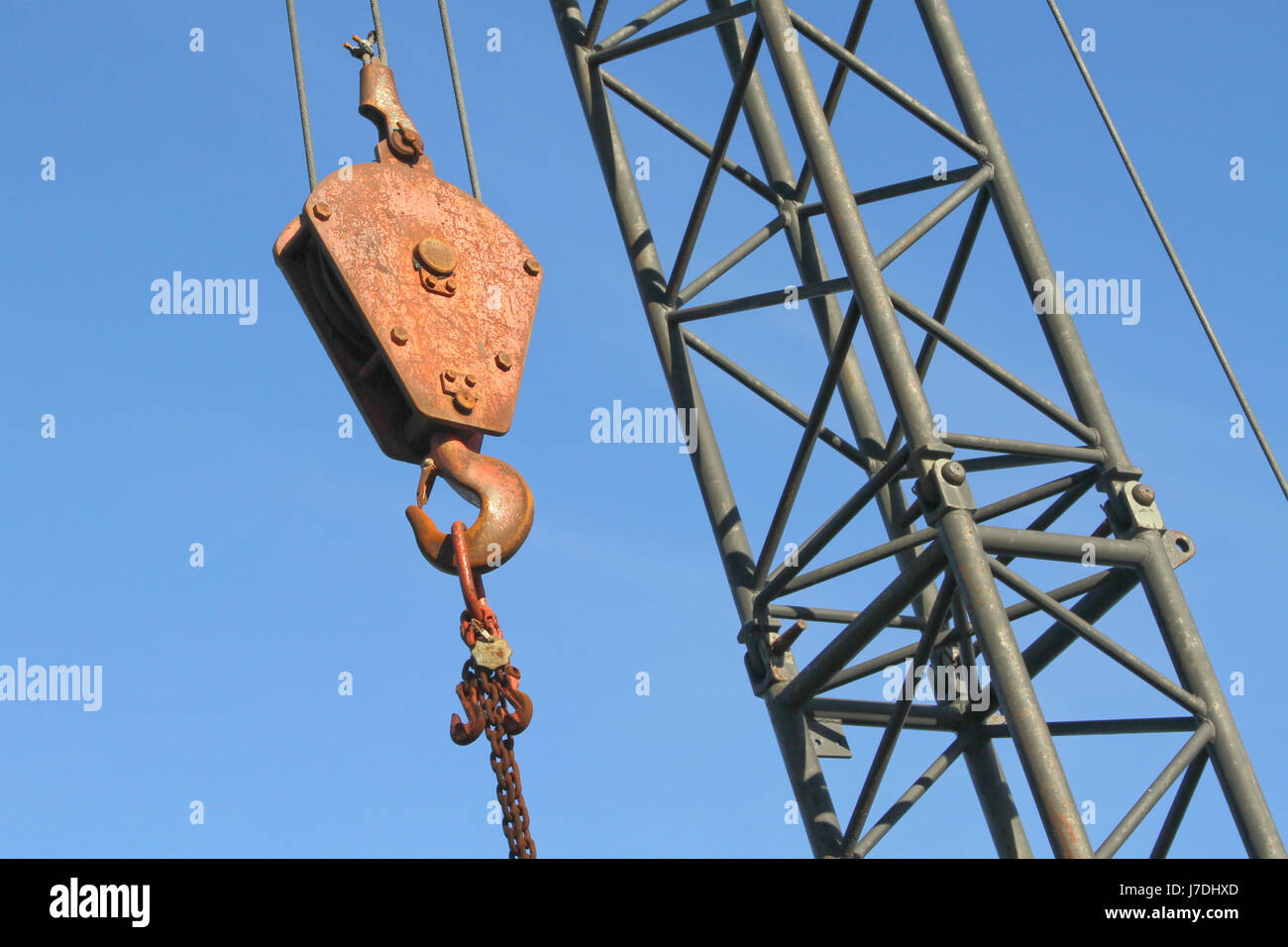 detail view of a crane Stock Photo - Alamy