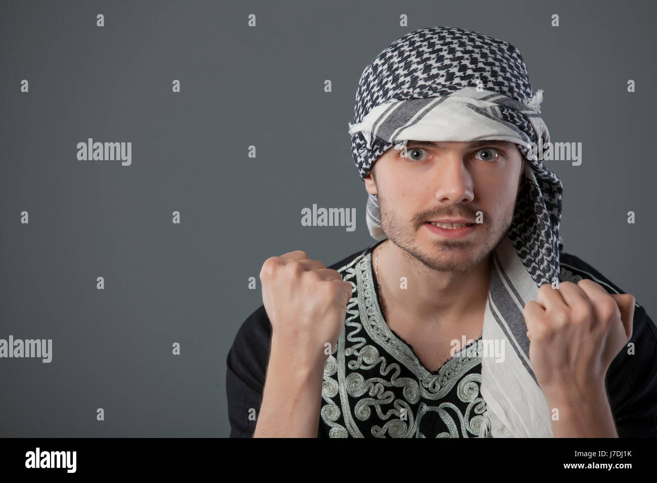 gesture raving furious angry irately aggressive agressive palestinian ...