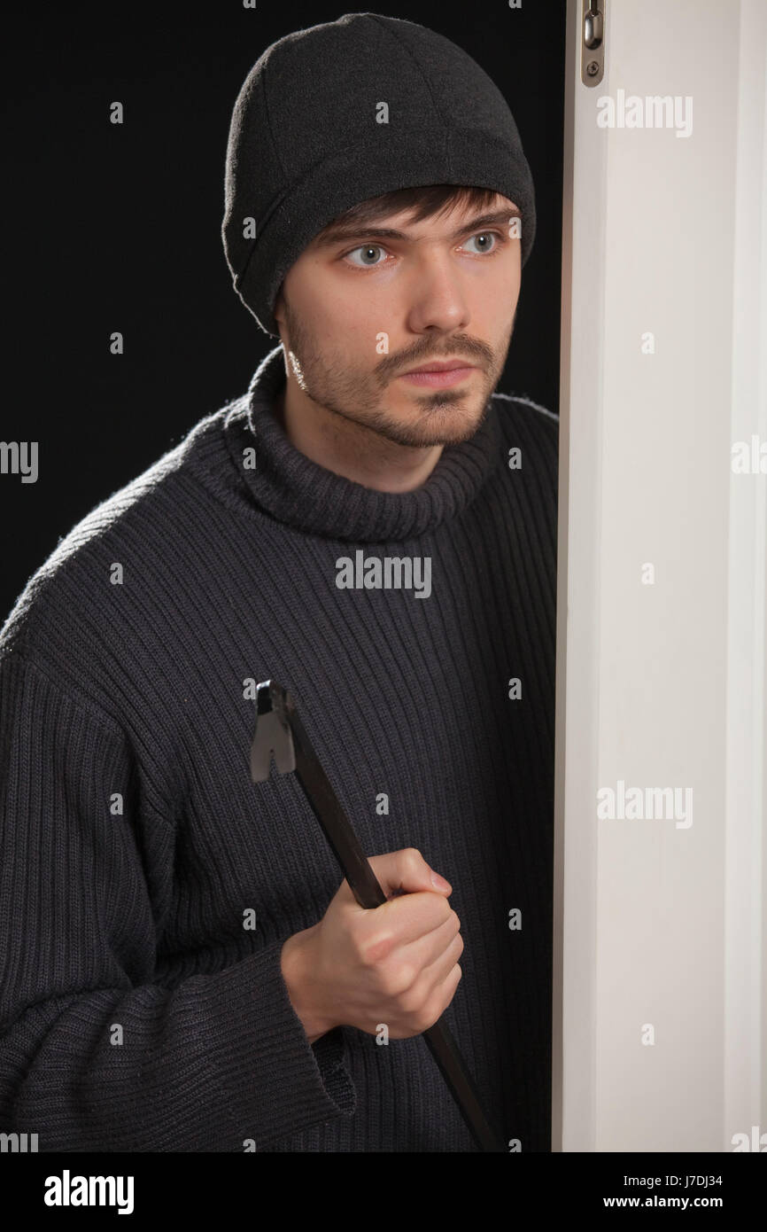 danger crime robbery crowbar man theif thief house building danger risk ...