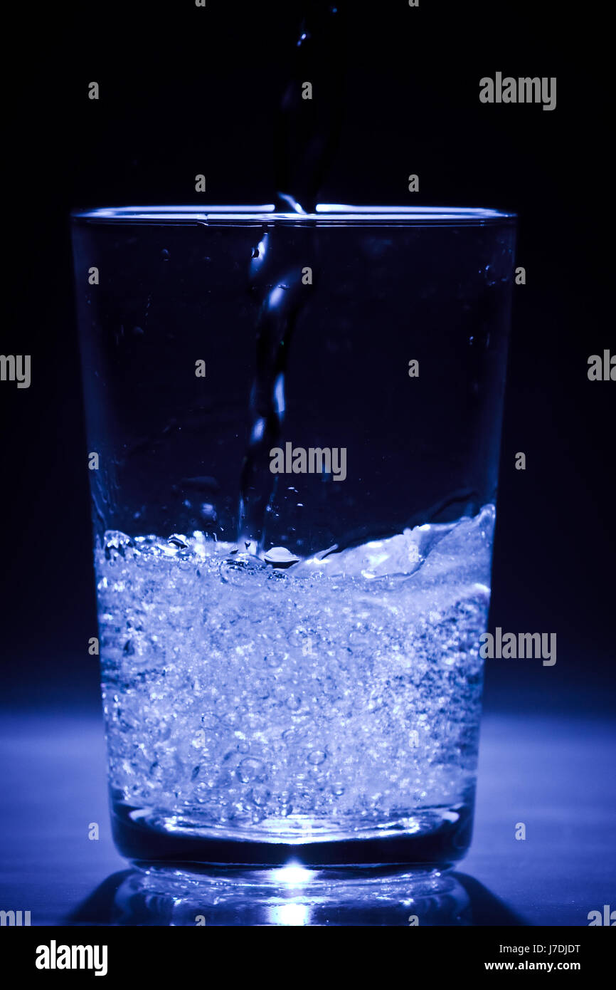 glass of water with bubbles Stock Photo - Alamy